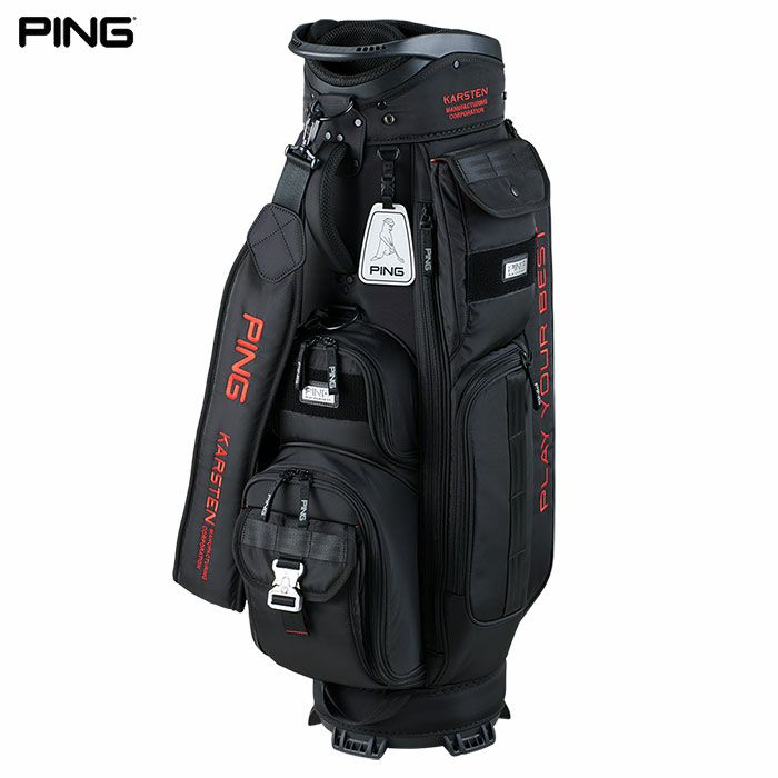 ピン PING CB-P2403 メタルプレート キャディバッグ 9.5型 2024年モデル 日本正規品 日本モデル ゴルフ ゴルフバッグ ...