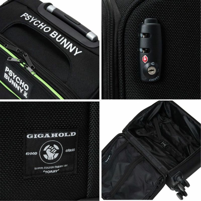 サイコバニー Psycho Bunny ソフトCARRY ON LUGGAGE GIGAHOLD キャリー